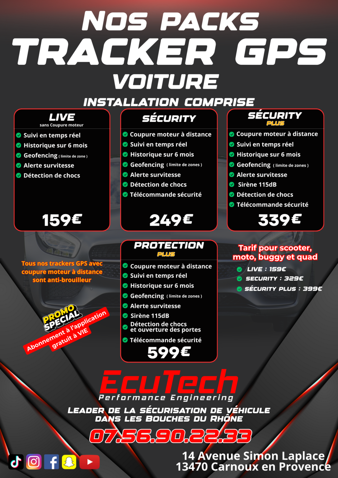 Promo Tracker GPS - EcuTech